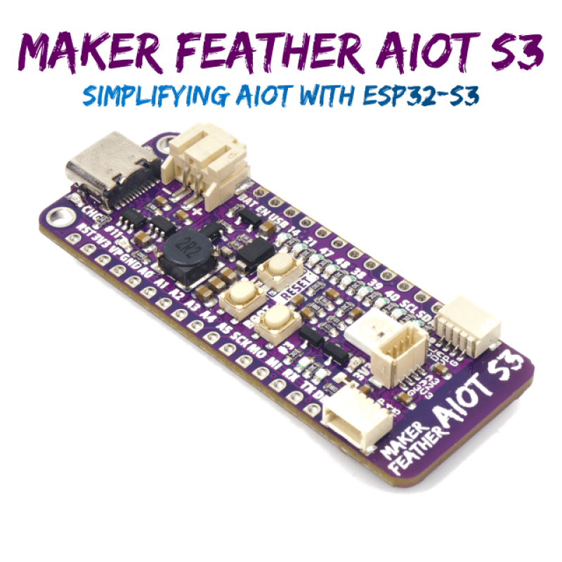 Maker Feather Aiot S3 Simplifying Aiot With Esp32
